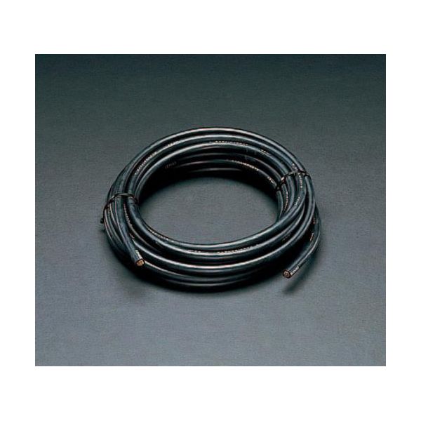 エスコメーカーお問い合わせ：06-6532-6226●用途…主として、200アーク溶接機の二次側に用いる溶接用ケーブルです。●許容電流…連続105A●仕上げ外径…11.8mm●使用ケーブル…導線用1種ケーブル　WCT22mm2（導線用として...