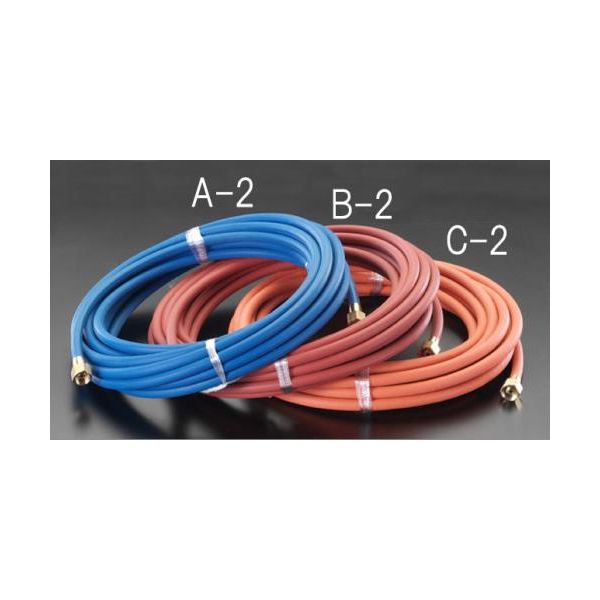 ●適合ガス…アセチレン●使用圧力…0.15MPa●ねじサイズ…M16×P1.5(左ネジ)●内径…5.0mm●ホース外径…11.5mm●ホースカラー…赤●長さ…10m●ホースの両端に雌ねじ付●やわらかく作業性に優れています。　