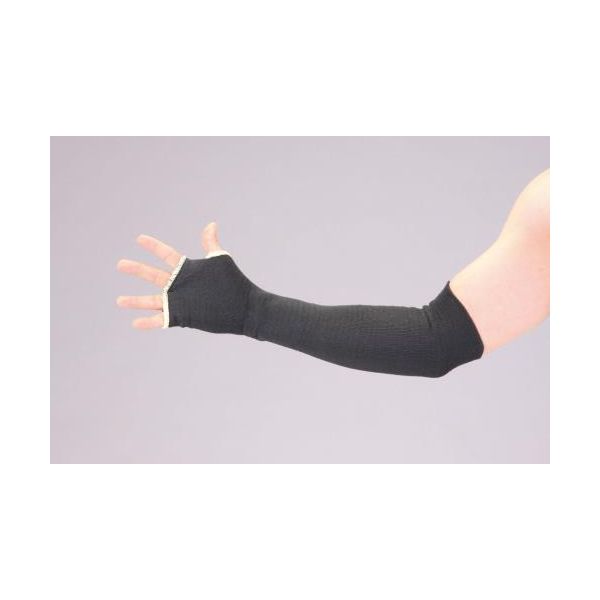 エスコメーカーお問い合わせ：06-6532-6226●材質…ケブラー●左右兼用●全長…440mm●用途…エンジン回りの作業の際、火傷から腕を保護します。