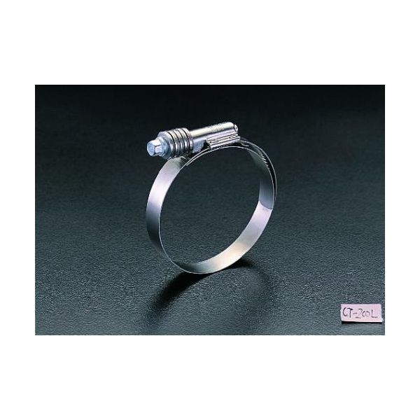 エスコメーカーお問い合わせ：06-6532-6226●適合直径…133〜156mm●材質…バンド：ステンレス、ボルト：スチール●バンド幅…16mm●バンド厚…0.7mm●六角ねじ…3/8”●トルク範囲…5.7〜14Nm(58〜144kg/c...