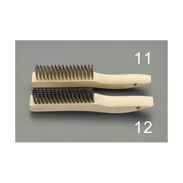 エスコメーカーお問い合わせ：06-6532-6226●行数…4行●サイズ…25×250mm●毛丈…28.5mm●ブラシ材質…ステンレス●ブラシサイズ…19×125mm●線径…0.3mm
