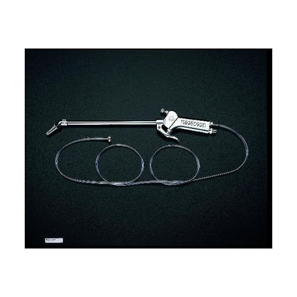 ●穴径…3mm●エアー量…80L/min●全長…425mm●ノズル長…270mm●洗浄油ホース1.5m付●洗剤量調整バルブ付●本体材質…アルミダイカスト●使用圧力…0.7MPa●使用コンプレッサー…0.75〜1.12kw●取付ねじ…G（PF...