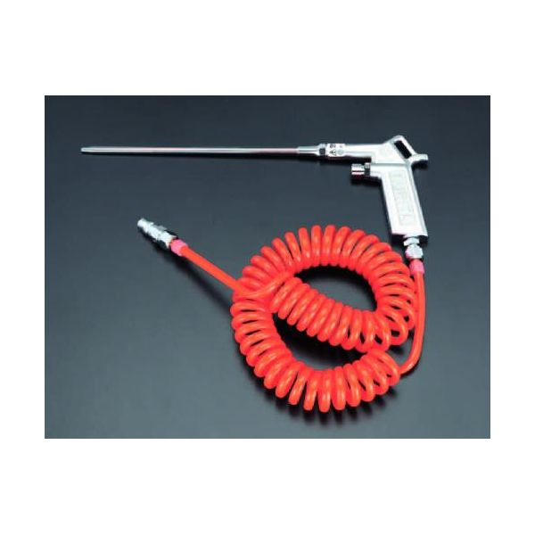 エスコメーカーお問い合わせ：06-6532-6226●ノズル長…100mm●エアー量…160L/min●穴径…2mm●常用圧力…0.69MPa●ホース全長…5m●使用範囲…3.5m●付属品…プラグ●本体材質…アルミダイカスト●ホース取付ねじ...