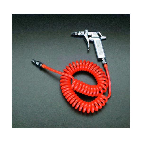 ●穴径…2mm●常用圧力…0.69MPa●エアー量…145L/min●ホース全長…5m●使用範囲…3.5m●本体…アルミダイカスト●エアー流量調整付●付属品…プラグ●ホース取付ねじ…G1/4”●ノズル取付ねじ…G1/8”