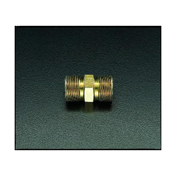 エスコメーカーお問い合わせ：06-6532-6226●材質…スチール(亜鉛メッキ)●ねじ径…G（PF）1”●用途…圧縮空気、水●使用圧力…2.5MPa●六角対辺…36mm