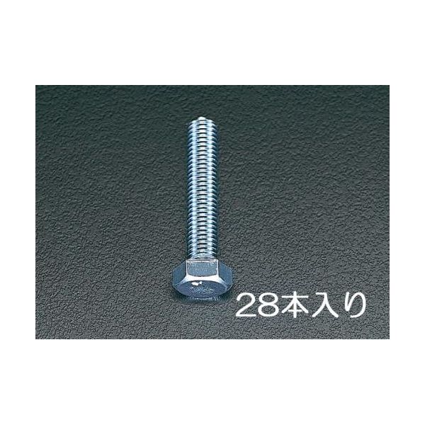 ●材質…鉄●仕上…ユニクロメッキ●並目ねじ●全ねじ●サイズ…M6×30●ピッチ…1●頭対辺…10mm●頭対辺…10mm●入数…28本