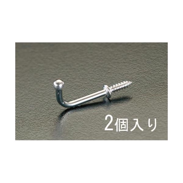 エスコメーカーお問い合わせ：06-6532-6226●材質…ステンレス(SUS304）●仕上…研磨仕上げ●サイズ…φ4×37mm●入数…2個●耐荷重…7kg