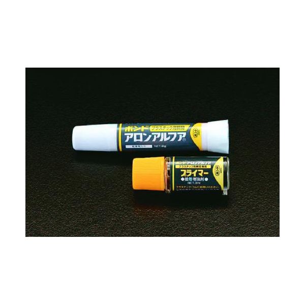 ●商品名…アロンアルフア　プラスチック用●ポリエチレンやポリプロピレンの他、軟質塩ビ、工業用ゴムなどに対応しています。●内容量…2g●プライマー付●使用温度範囲…10〜35℃　