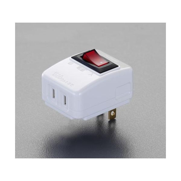 ●型式…WHS2001WP●定格…15A・125V(1000W)●コンセント…1口●スイッチOFFで待機電力カット(電源ON状態でランプ表示)●サイズ…54×43×37mm　