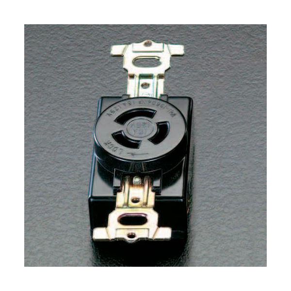 エスコメーカーお問い合わせ：06-6532-6226●埋込コンセント●定格容量…15A 125V●接地2P 15A●サイズ…107×36mm●RoHS対応品