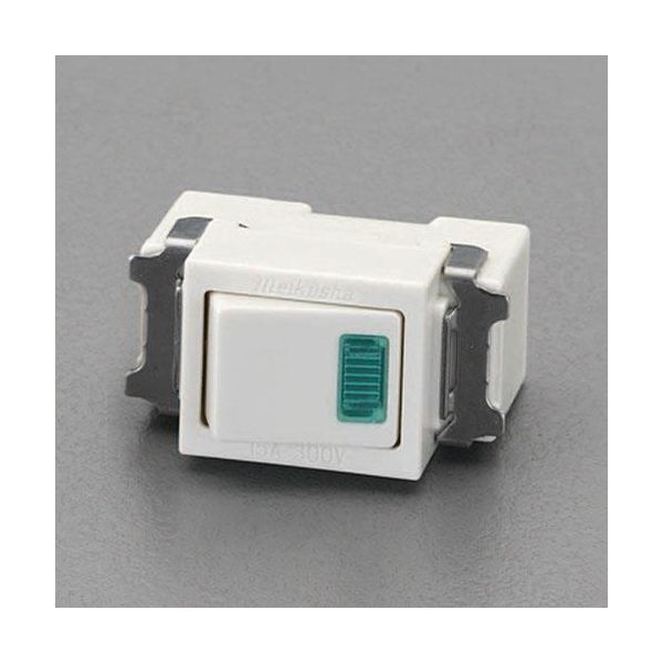 エスコメーカーお問い合わせ：06-6532-6226●定格容量…15A 100V●速結式ねじなし端子構造●サイズ…44.6×22.7×34(D)mm●RoHS対応品●3路