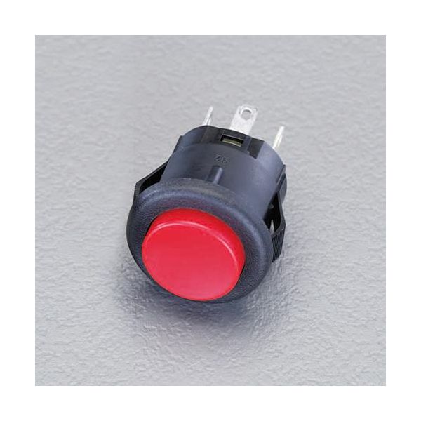 エスコメーカーお問い合わせ：06-6532-6226●パネルカット…17.3mm●定格容量…3A 125V AC●スイッチ特性のON-〈ON〉、〈 〉はモメンタリになります。●サイズ…φ20×26.8mm●スナップインタイプ●パネル厚…1〜...