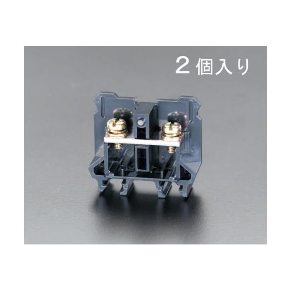 エスコメーカーお問い合わせ：06-6532-6226●定格絶縁電圧…600V●サイズ…48(W)×42.5(H)×26(D)mm●入数は2個入りです。●通電電流…70A●適合電線…14mm2●適合端子…1.25-5〜14-5