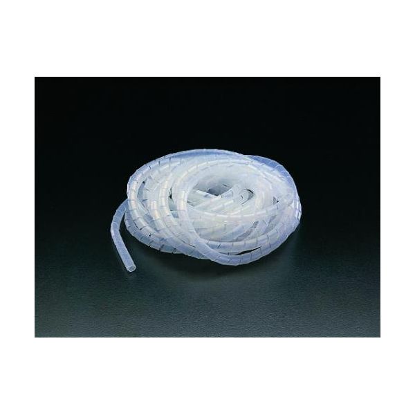 ●色…白●内径…7.25mm●最大結束径…30mm●材質…ポリエチレン●全長…10m●耐熱温度…75℃●ラッピング範囲…6〜30mm●電線などを簡単に束ねられます●希望の長さにカットして使用して下さい。●耐久性がありスパイラルの形状を保つ力...