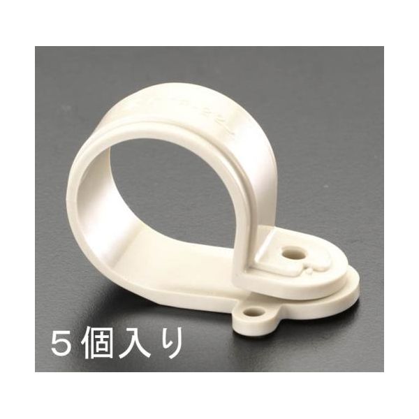●適合管…PF16●適合管外径23.5mm●PF管を露出配管する際の固定用●カラー…ベージュ●ねじ穴径…4mm●入数は5個入りです。　