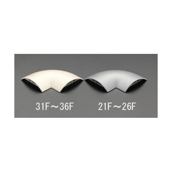 エスコメーカーお問い合わせ：06-6532-6226●材質…PVC●材質…PVC●カラー…グレー●適合モール…EA947HM-21●サイズ(mm)…B：33.8、H：9.9、L：51.9、l：7、R：20●ワゴンモールの蓋の上からかぶせるだ...