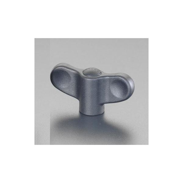 ●材質…ノブ：ポリアミド(ガラス繊維強化)、キャップ：ポリアミド、ねじ：黄銅●RoHS対応品●キャップ色…ブラック●ねじサイズ…M6●サイズ(mm)…A：55、B：28、C：16●入数…1個入り　