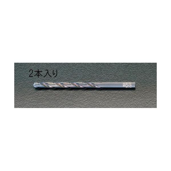 エスコメーカーお問い合わせ：06-6532-6226●材質…HSS(ハイス)●刃先径…2.7mm●全長…64mm●溝長…37mm●入数…2本入り●鉄鋼から木材まで幅広い用途に使える汎用ドリル