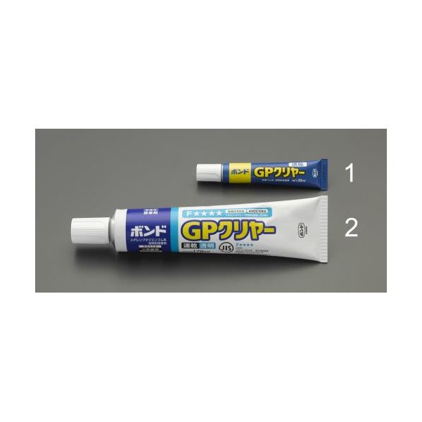 ●商品名…GPクリヤー●ポリプロピレン樹脂の接着に●ABS樹脂、FRP、皮革、ゴム、布、木などの接着に●速乾性●内容量…20ml●使用温度範囲…10〜35℃　