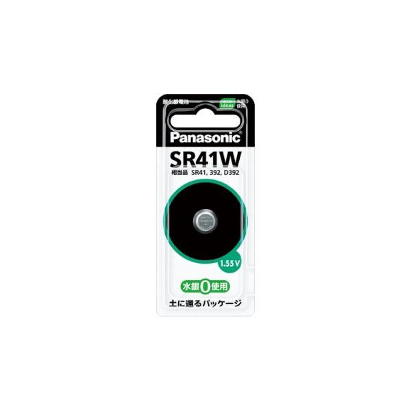 エスコメーカーお問い合わせ：06-6532-6226●1.55V●ウォッチ、電子体温計、カメラ、電卓用●規格…SR41W●直径×高さ(mm)…7.9×3.6●入数…1個