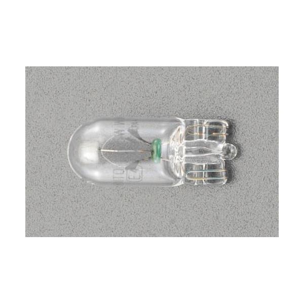 ●一般用●ガラス球…T10●光色…クリアー●口金…W2.1×9.5d●サイズ…φ10×27mm●用途…計器灯、表示灯用(ウェッジベース)●定格…12V5W　