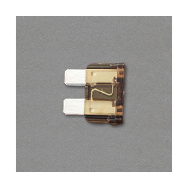 ●サイズ…19×19mm●定格電流…5A●カラー…黄褐色●入数…10個　