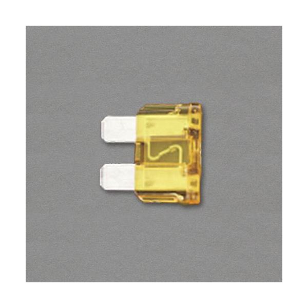 ●サイズ…19×19mm●定格電流…20A●カラー…黄色●入数…10個　