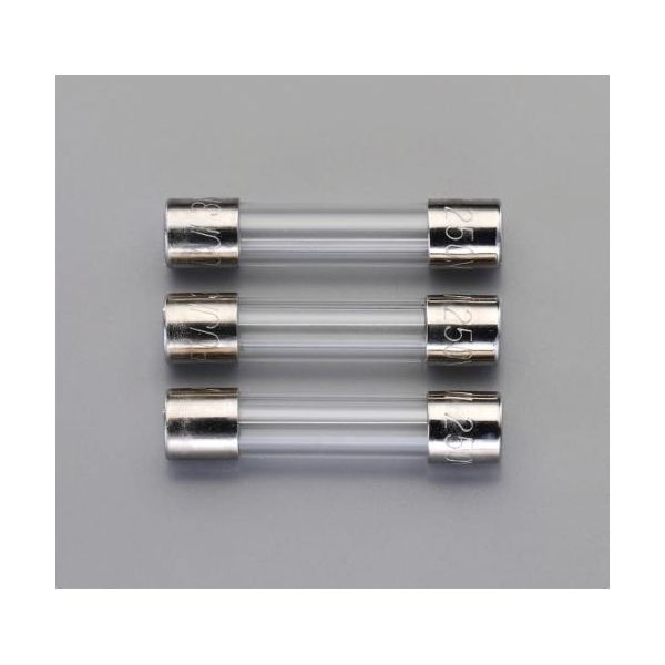 ●直径…6.4mm●全長…30mm●電圧…125V●電流…3A●電気的特性（速動溶断型）●精密機器、制御用回路に。●3本価格　