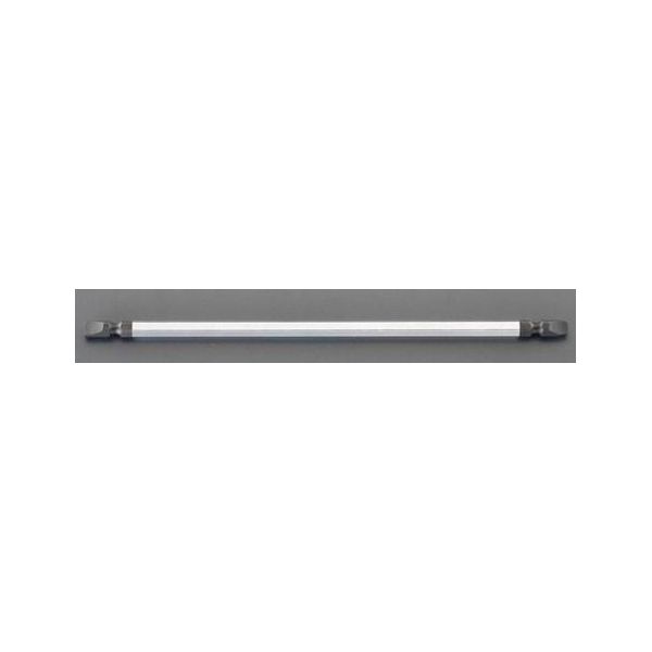 エスコメーカーお問い合わせ：06-6532-6226●六角シャンク…1/4”●全長…200mm●マグネット付●サイズ…(−)4×6mm