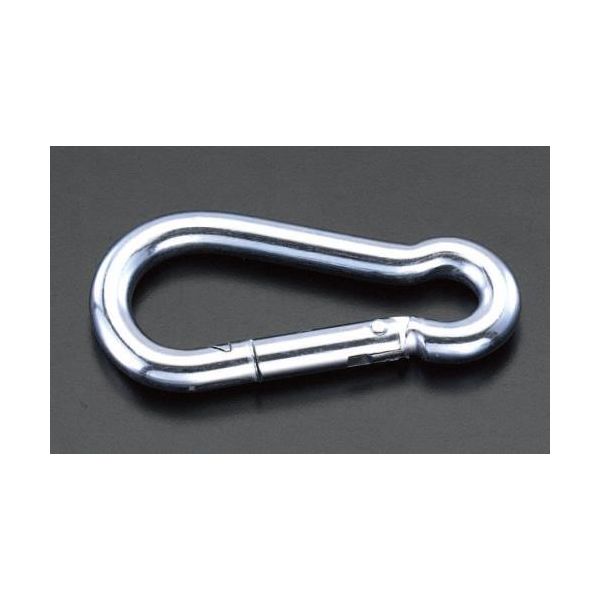 ●材質…スチール●仕上…ユニクロメッキ●サイズ(mm)…A：100、B：10、C：10、D：12●使用荷重…90kg　