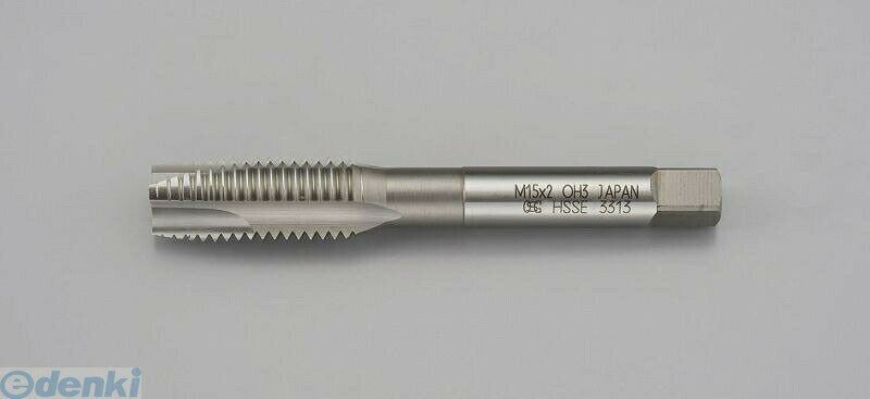 エスコメーカーお問い合わせ：06-6532-6226●材質…高バナジウムハイス(HSSE)●食付…5P●溝数…3●呼び…M5×0.8●全長…60mm●シャンク径…5.5mm●用途…一般用●炭素鋼、合金鋼及び非鉄金属の切り屑がコイル状に連続す...