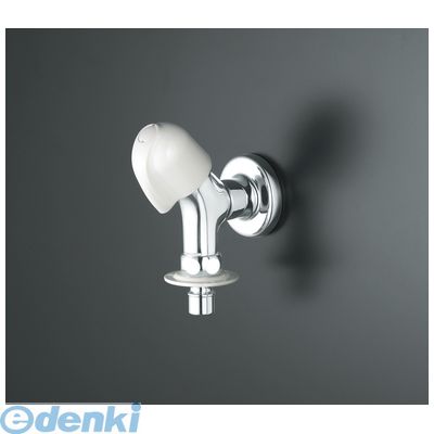 KVKメーカーお問い合わせ：06-6536-2511●洗濯機水栓シリーズ●日本工業規格品●逆止弁付で湯水の配管への逆流を防止します●エコこま水栓で普通に使っていても節水効果があります●ツバ付ワンタッチニップル付●吐水口固定形