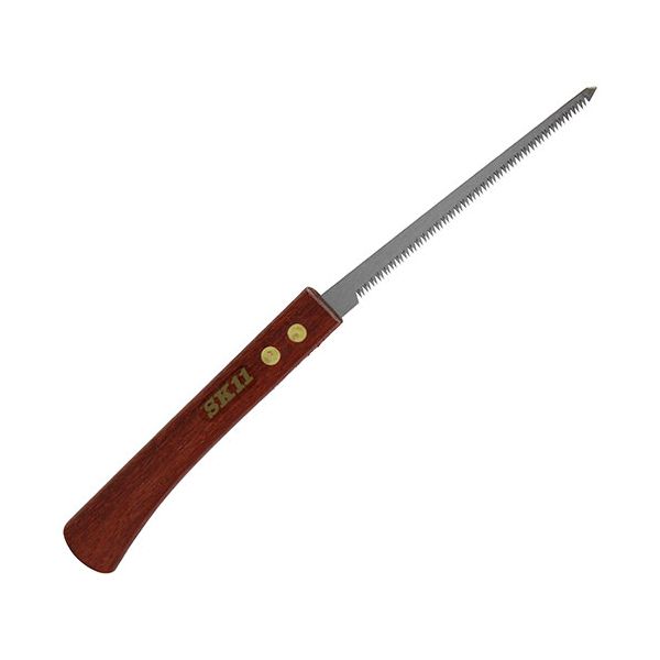 【用途】ベニヤ・薄板などの切断作業。【機能・特徴】木工薄板のくり抜きや、曲線切りに最適な引廻鋸です。【仕様】●刃渡り：100mm。●全長：225mm。●刃：SK-5。【注意事項ほか】作業スペースを充分に確保し、周囲の安全を確認してください。...