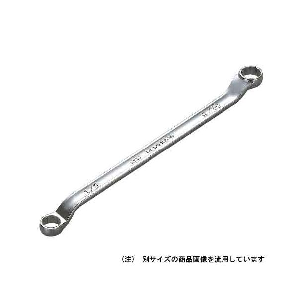 【商品説明】【用途】六角ボルト・ナットを締め緩めする為のめがねレンチ。【機能・特徴】トルク伝達を最大限に発揮できる45度×6度のオフセット角度です。窪んだ場所のボルト・ナットにも掛かりやすく、ヘッドを裏返しての使用も可能です。サイズ表示は大...