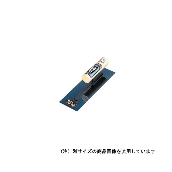 【用途】モルタル押さえ、土間押さえ、補修、修正用の鏝。【機能・特徴】リベットレス式です。背金自体にリベットに代わる突起を持たせ、こて板に背金を直接圧着することにより、強度を格段にアップしています。板厚0.5mmで長持ちします。実用新案登録で...