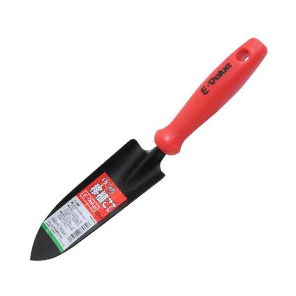 【用途】スコップ。【機能・特徴】穴掘り、土すくい用です。【仕様】●色：レッド。●刃部：刃物鋼。●柄部：プラスチック。【注意事項ほか】本来の用途以外には使用しないで下さい。使用前には本体あるいは部品にがたつき・緩みが無いことを確認してください...
