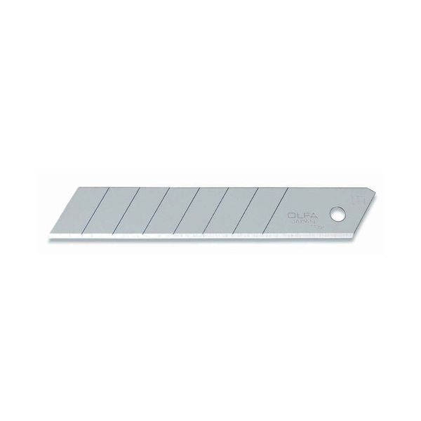 【商品説明】【用途】大型カッター用の10枚入替刃。【機能・特徴】大型カッター用の10枚入替刃です。刃厚0．5mm。【材質】●合金工具鋼。大工道具 金切鋏 カッター オルファカッター