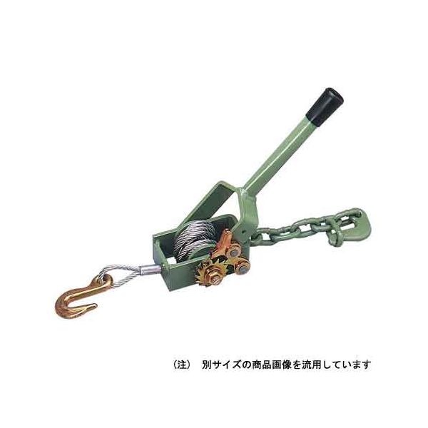 【商品説明】【用途】小型・中型トラック用ワイヤー荷締機。【機能・特徴】鋼管（パイプ）ハンドルで軽量です。【仕様】●ワイヤー径：6mm。●ワイヤー長さ：1．6m。●安全荷重：600kg。●鋼管（パイプ）ハンドルタイプ。【材質】●鋼。作業工具 ...