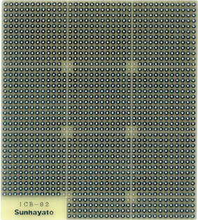 &nbsp; サンハヤト &nbsp; 03-3984-7791 ●全面2.54mmピッチのドットパターンのユニバーサル基板です。 ●Vカット部分で簡単に割ることができ、9枚の12×12ドットの小型ユニバーサル基板に分割できます。 ●小規模...