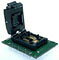 サンハヤトメーカーお問い合わせ：03-3984-7791サンハヤト SK-64QF-DP-08 SKQFP64ピン（0.8mmピッチ）→2.54mmピッチ（2方向）