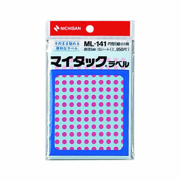 ニチバンメーカーお問い合わせ：0120-37-7218【商品説明】●マイタック?ラベルは、のりも水もいらずにそのまますぐ貼れるのが特長です。●色数豊富なカラーラベル。