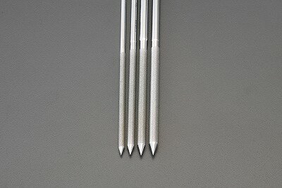 エスコメーカーお問い合わせ：06-6532-6226●全長…140mm●コーティング長…70mm●シャンク部…丸柄●先端サイズ…φ4.0mm●粒度…＃140