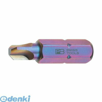 ●強度と精度に優れた差込角1／4”（6．35mm）のトリウイングビットです。●全長(mm)：25●質量(g)：5.5