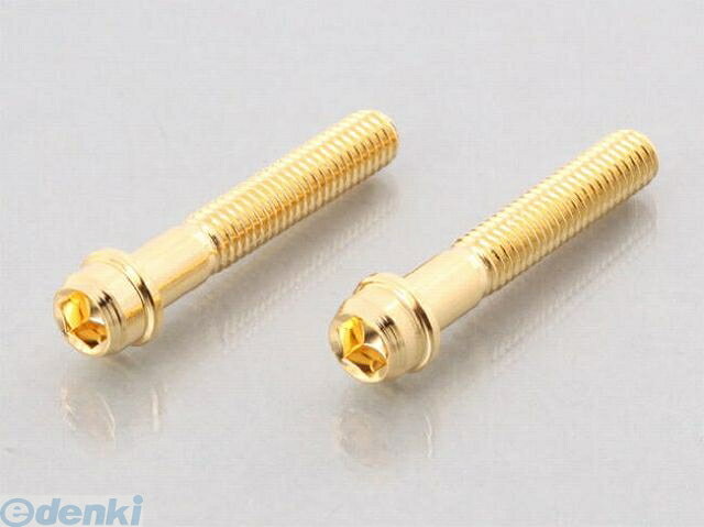 【商品説明】●汎用 サイズ：6×50●仕様：半ネジ●長さ：50mm●入数：2●素材：ステンレス／24Kメッキ仕上げ●キタコ総合案内ページ　