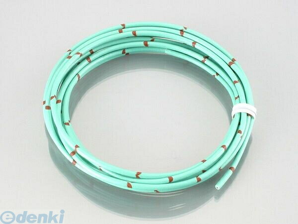 【商品説明】●汎用●カラー：若葉●素材：軟銅撚線（導体）、PVC（絶縁体）●長さ：2m●○耐熱温度：80℃●○AVS：0.5 ( 許容電力 110W／12V )●周囲温度40℃の場合。周辺温度が上がれば許容電力値は下がります。●メーカー在庫...