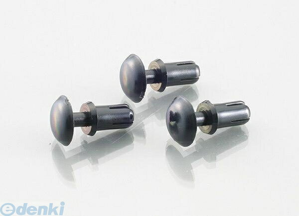 【商品説明】●汎用●5×6．5／Φ5．1穴用●○入数 ：3個●○寸法●A：2．2 × B：Φ9 × C：6．5mm D：Φ5／Φ6．1 ●○材質：ナイロン製／黒●○適合板厚：3．5〜4．5mm　
