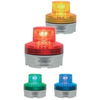 &nbsp;日恵製作所&nbsp;06-6908-6930こちらの商品は、各色セットではございませんのでご注意ください。 ●VL07B型　φ76 電池式小型LED回転灯 ●アルカリ乾電池2本で約400時間単3乾電池2本で動作するため、電源の...