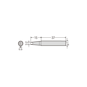 【仕様】●こて先幅(mm):3.2【質量】9 g【生産国】日本