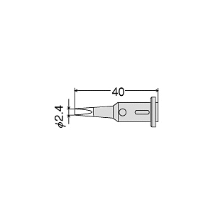 【仕様】●こて先幅(mm):2.4【質量】11 g【生産国】アイルランド