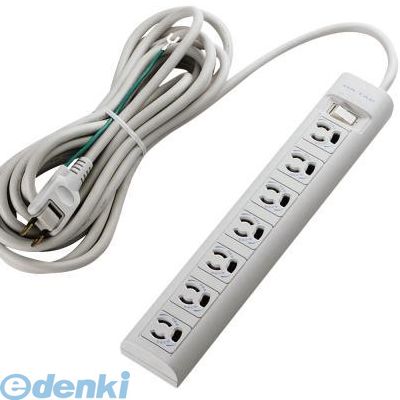 【商品説明】●長さ：5.0m ●使用目的・用途：電気製品のコンセントが不足して困っている時に役に立ちます。 ●付属品：なし ●サイズ：約幅295mm×奥行き50mm×高さ31mm ●定格：15A・125V・1500Wまで ●コンセントロック...